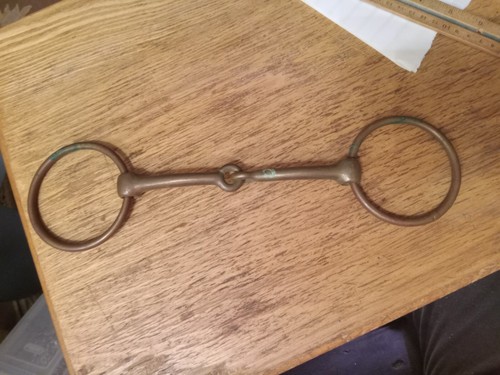 Loose ring snaffle bit mouth 6 in nickel copper brass bronze | eBay