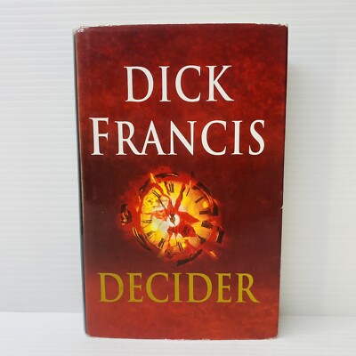 Decider by Dick Francis Thriller Suspense Book Medium Hardcover Novel ...