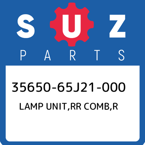 35650-65J21-000 Suzuki Lamp unit,rr comb,r 3565065J21000, New Genuine ...