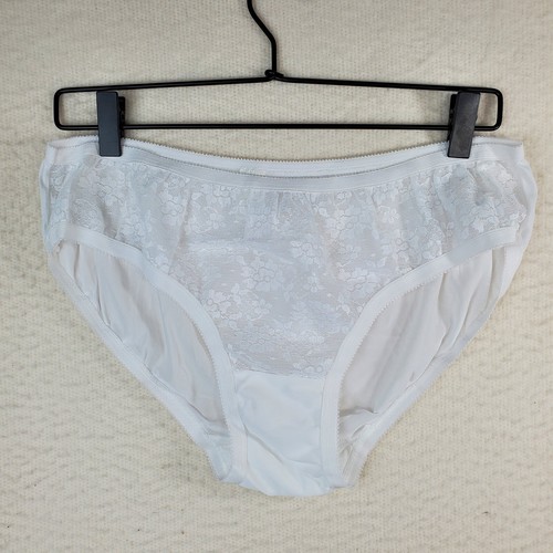 Empire Intimates White Panties XL New Old Stock Plus Drag Vintage Lace ...