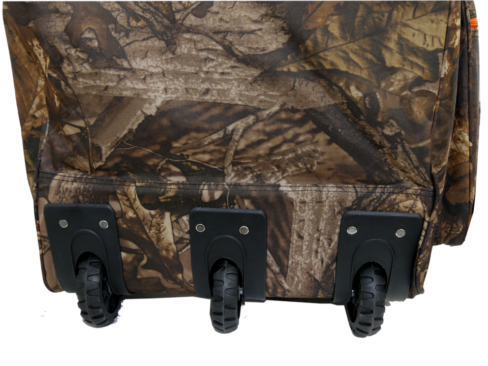 Real Tree Camo Hunting Rolling Duffle Bag in 22"/30"/36" with 3 Colors ...