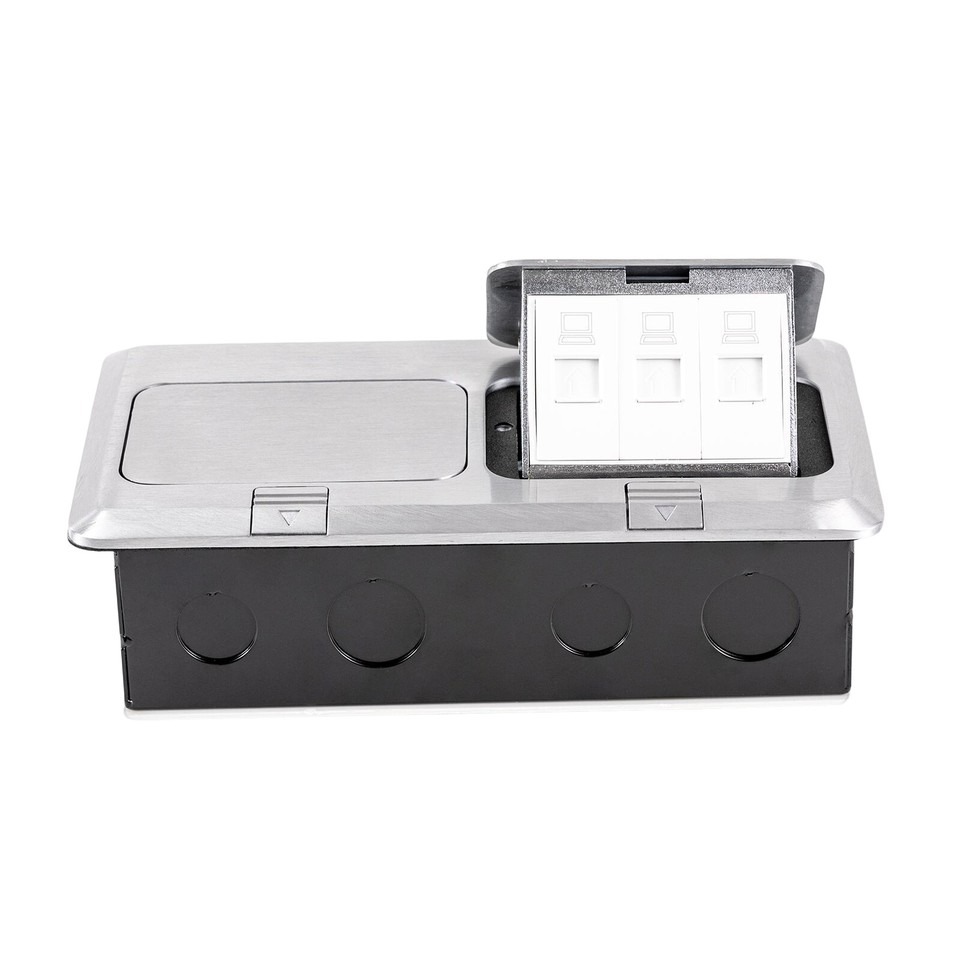 Dual Pop Up Floor Outlet 20A USB W/ Sockets Electrical Outlet ...