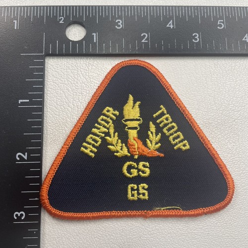 Rounded Triangle Girl Scouts HONOR TROOP Patch 20WB | eBay