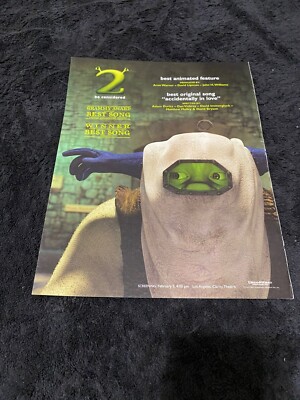 SHREK 2 - Oscar ad with Thelonious the Executioner, Best Animated, Best ...