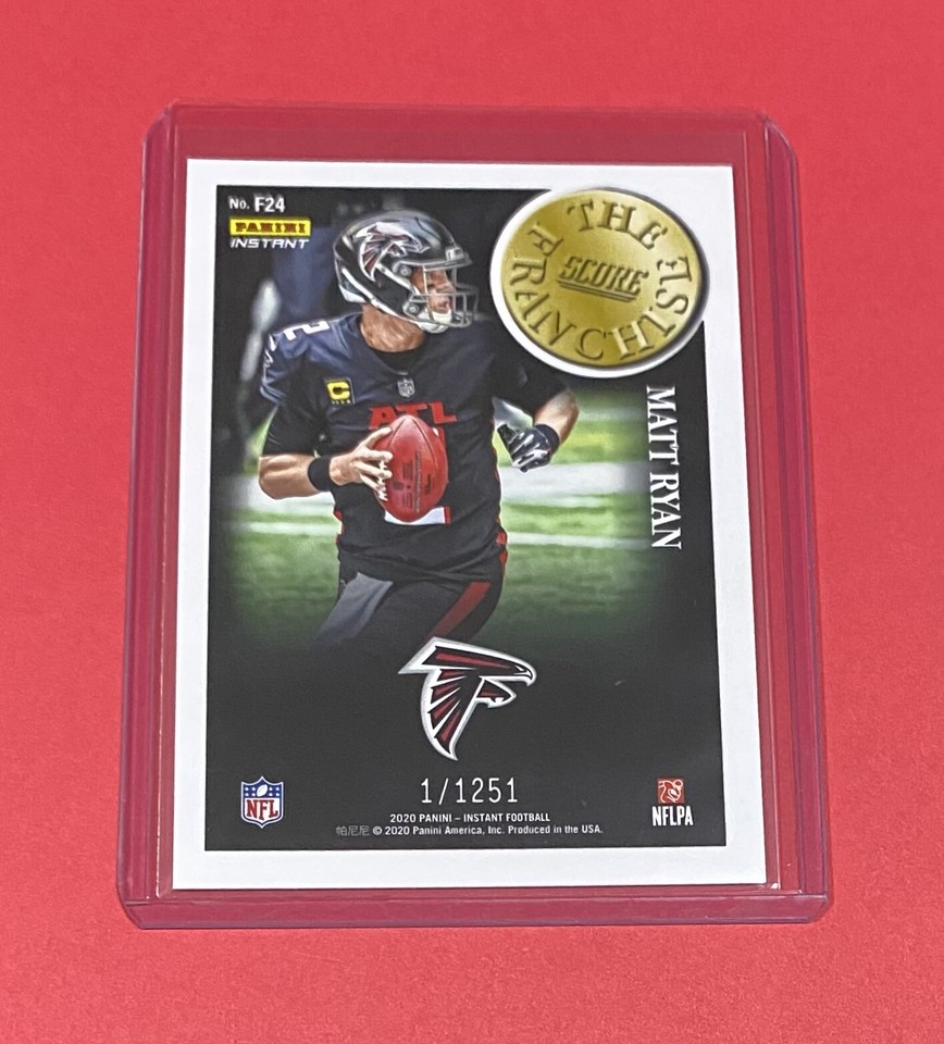 2020 Panini Instant Matt Ryan SCORE THE FRANCHISE 1/1251 SP Falcons # ...