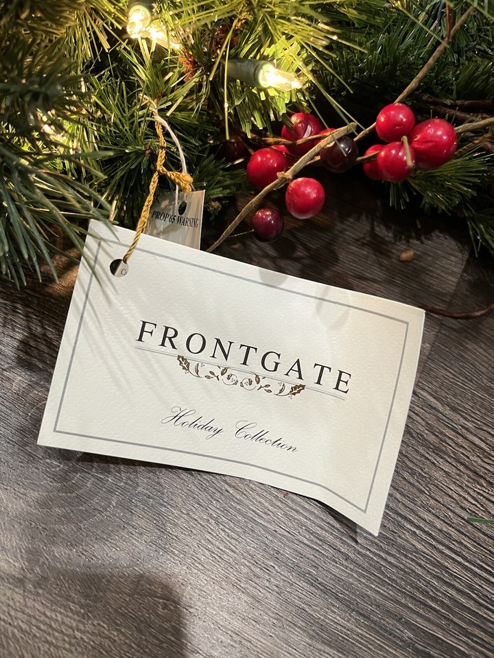 New Frontgate Holiday Collection Christmas Pre-Lit Classic Teardrop ...