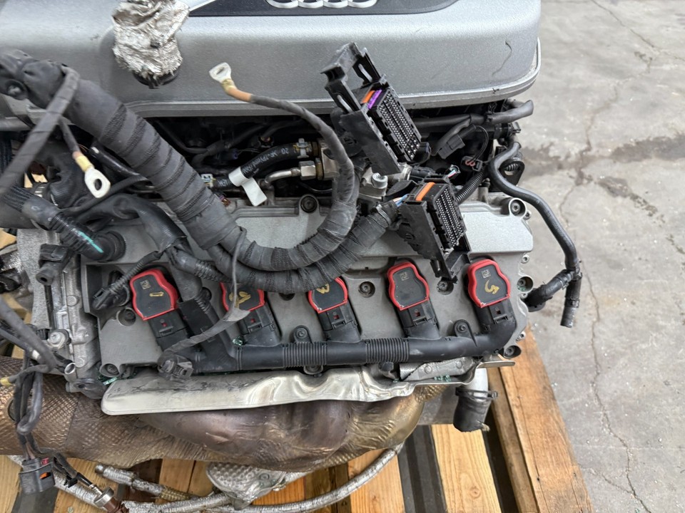 2021 AUDI R8 AWD 5.2L V10 ENGINE MOTOR DROPOUT ASSEMBLY 14,100 MILES | eBay