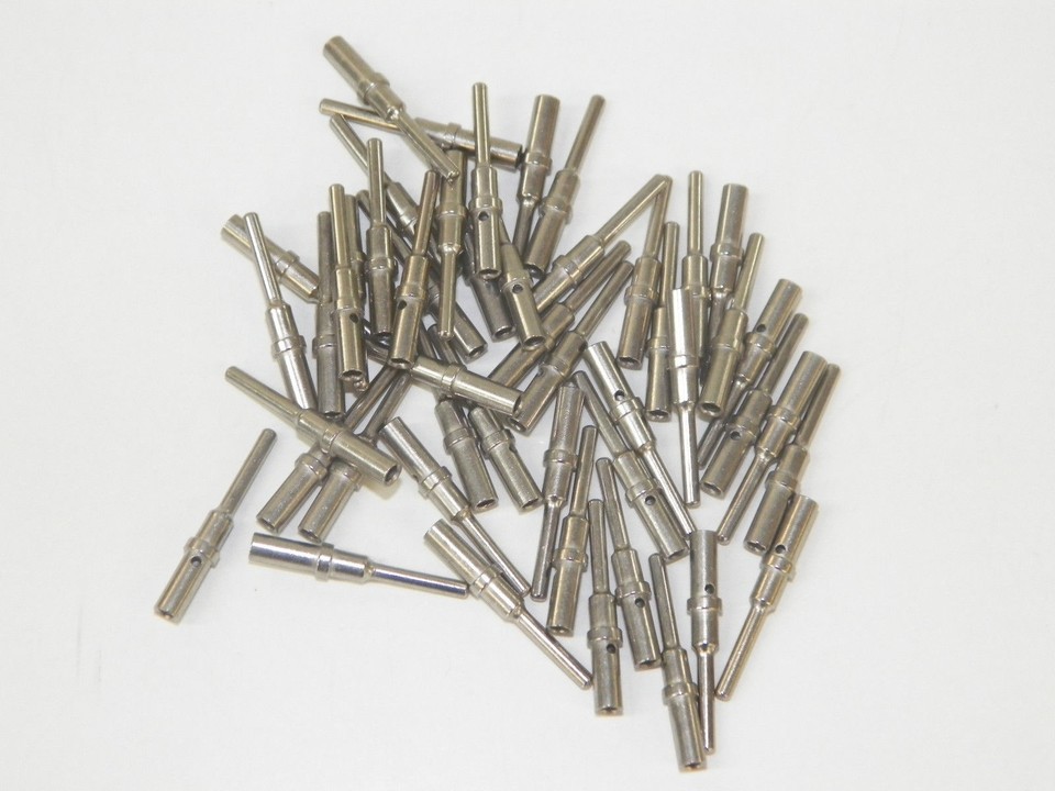 # 20 Nickel Plated Deutsch DTM Pins TERMINALS 0460-202-20141 Male 18-20 ...