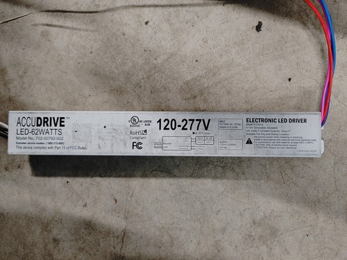Nr. 8 Pz. of AccuDrive LED Driver 62w Model 702-00792-002 (all 8 for ...