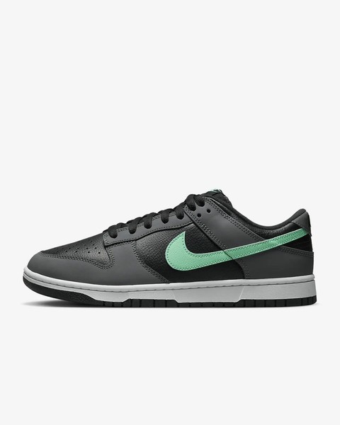 Size 8 - Nike Dunk Low Black Green Glow for sale online | eBay