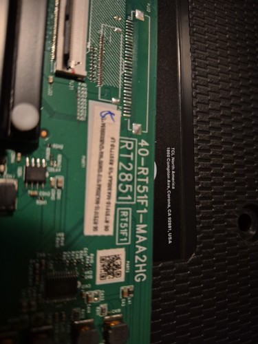 40-RT51F1-MAA2HG, 08-RT51F10-MA200AA, 40S330 TCL Main board | eBay