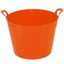 5 x 26L Flexi Tub Home Garden Flexible Storage Colour Bucket Basket Box ...