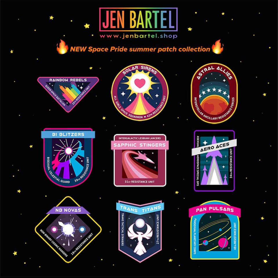 Jen Bartel LE Solar Sirens patch | eBay