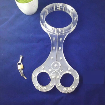 Bondage BDSM Yoke Cangue Fiddle Pillory Neck Restraint Collar Handcuffs ...