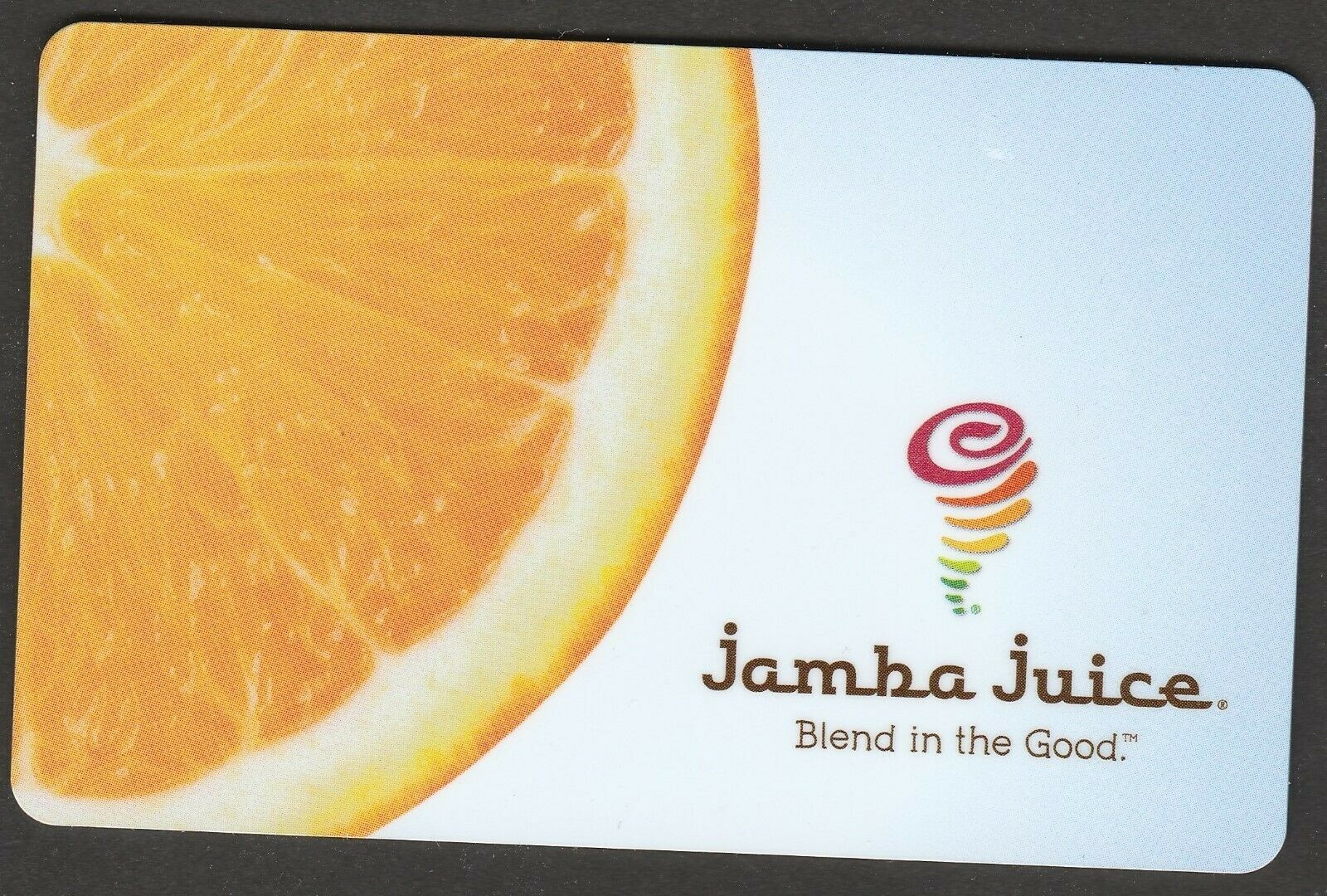 Jamba Juice collectible gift card no value mint #03 Blend in the Good ...