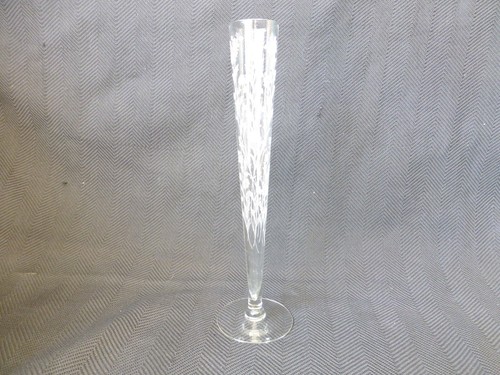 Tiffin Rose Marie Pattern Elegant Etched Glass Tall Bud Vase | eBay