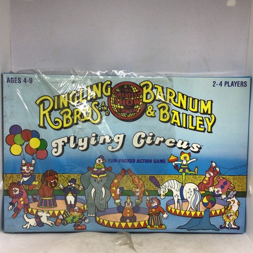 Ringling Bros Barnum Bailey Flying Circus Game Vintage 1986 Rare | eBay