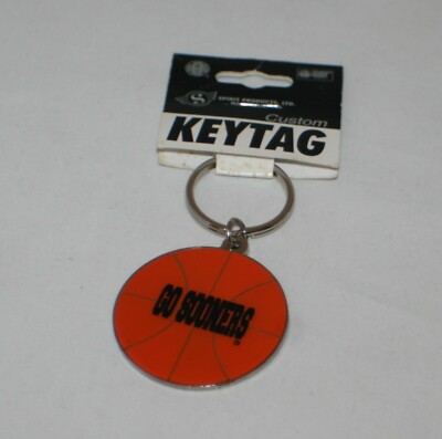 Oklahoma Sooners Basketball Key Tag Chain Orange ~ NWT | eBay