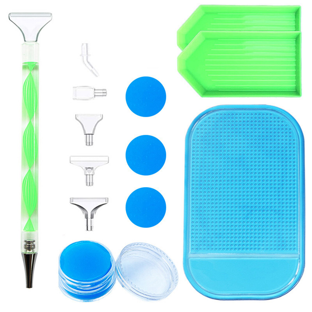 Diamond Painting Tools Kit Rhinestone Picker Tool with Drill Pen (Green ...