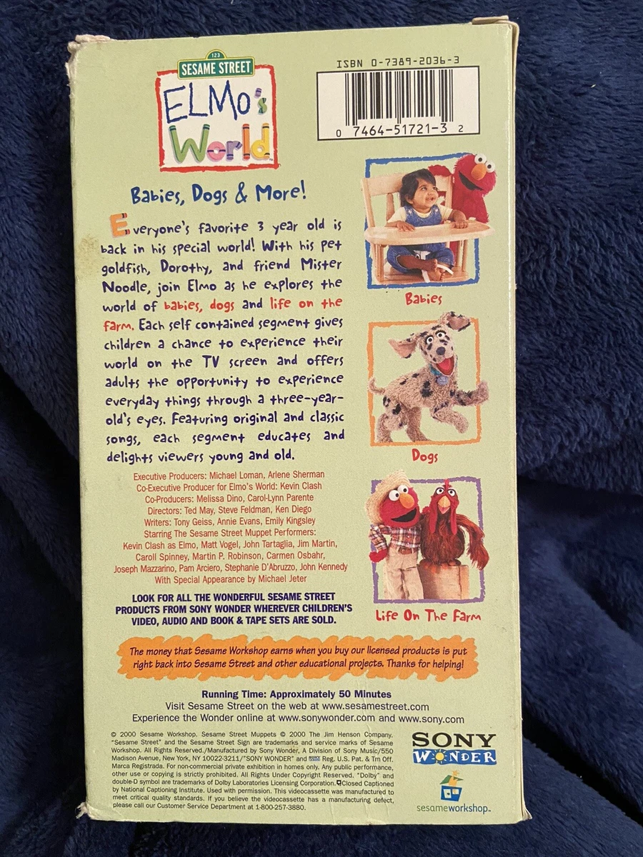 Sesame Street Vhs Elmo Fire