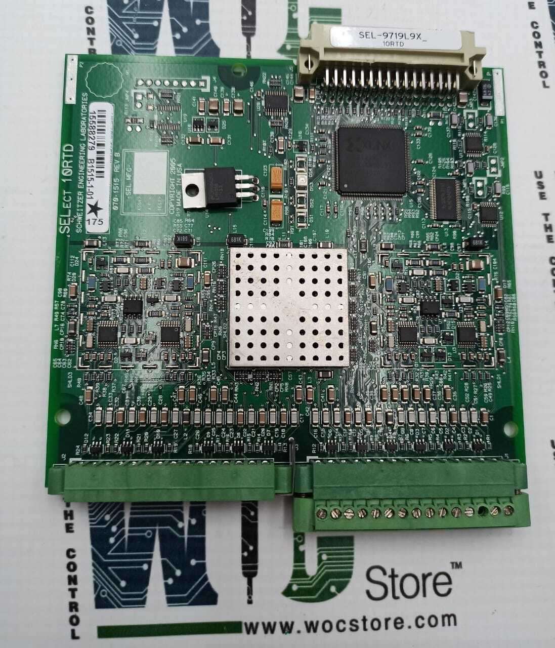 SCHWEITZER ENGINEERING 070-1515 REV B PCB BOARD SL NO 15588279 | eBay