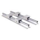 2PCS SBR12 300-1500mm Fully Supported Linear Rail &4PCS SBR12UU Block ...