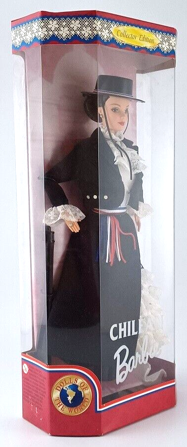 BARBIE Chilean 1997 Doll Of The World Collector Edition Doll NIB Mattel ...
