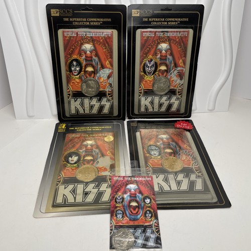 KISS Official Tour Commemorative Psycho Circus Liberty Mint Coins Set ...