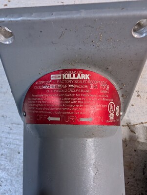 HUBBELL KILLARK UGRA20231 RECEPTACLE, UL 498, 125V AC, 20 A, 4CW32 ...