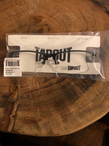 Tapout Tap840ck Eyeglass Optical Frame Black 53-17-140 Brand New Free ...