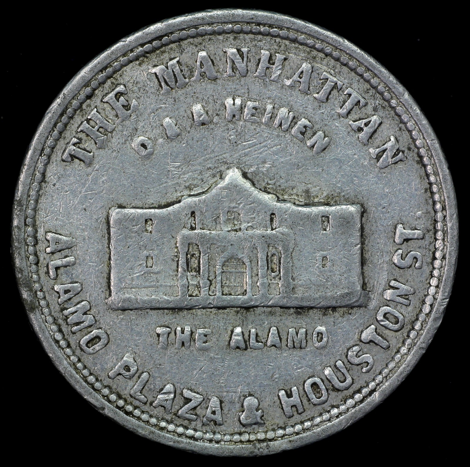 The Alamo Plaza Houston St. San Antonio, Texas Manhattan Hero W. B ...