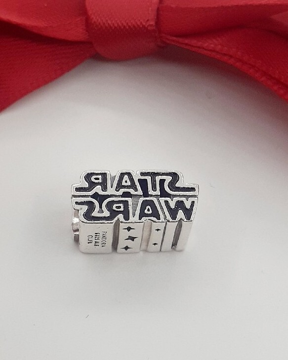 *Brand New Genuine PANDORA Charm STAR WARS Silver 3D Logo Charm Silver ...