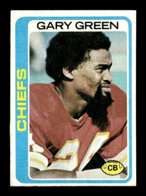 1978 Topps #42 Gary Green Kansas City Chiefs Rookie RC EX Football Card ...