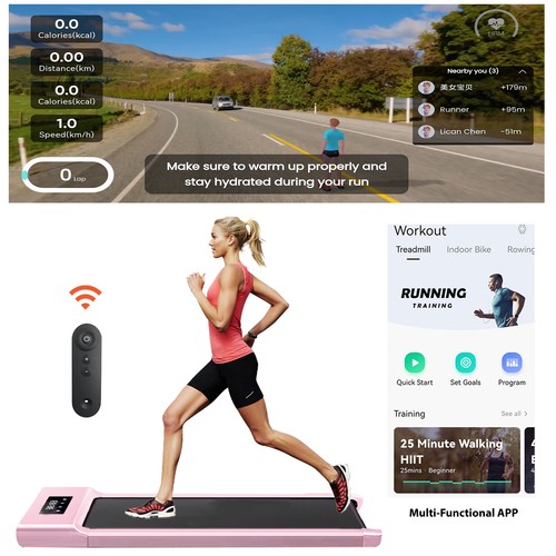 12km/h Electric Walking Pad Treadmill Home Exercise Fitness Machine ...