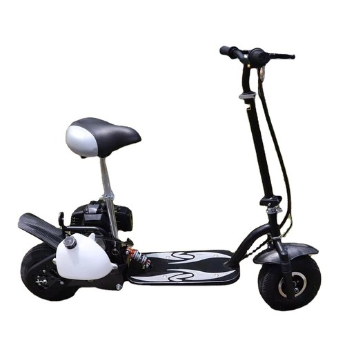 New Fast 49cc 2-Stroke Gas Scooter for Adult Long Rang 40KM 10'' Tire ...