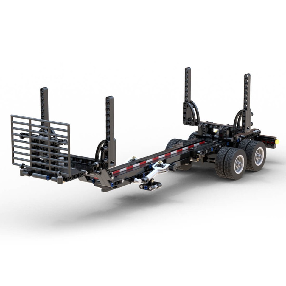 Custom MOC-138765 American Truck Logging Trailer Model 472 Parts Kids ...