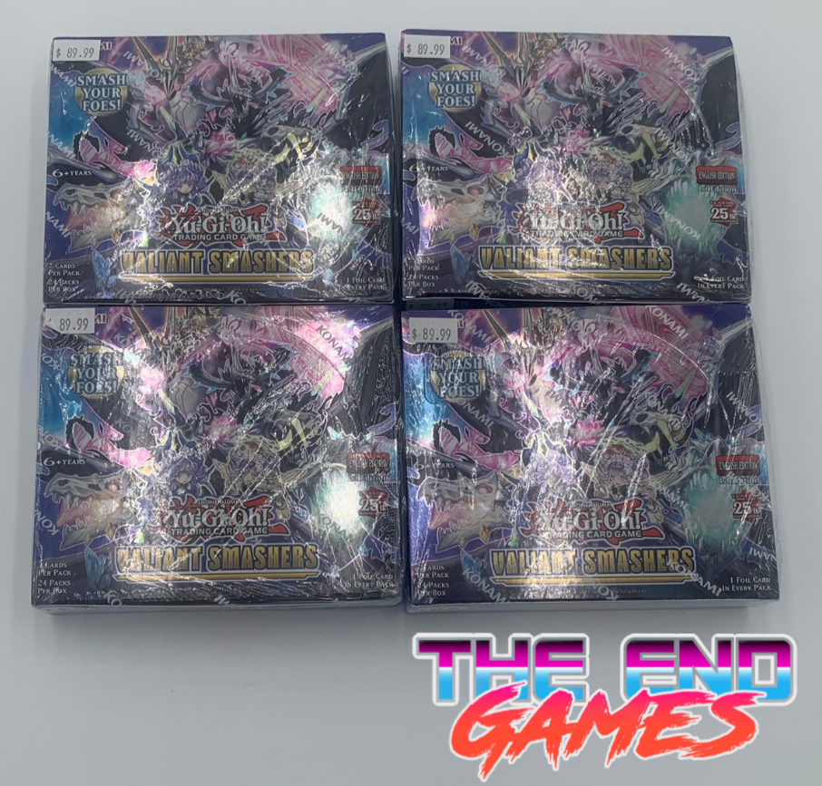 Yugioh Valiant Smashers Booster Box 1st Edition Lot of 4 New/Sealed HOT ...