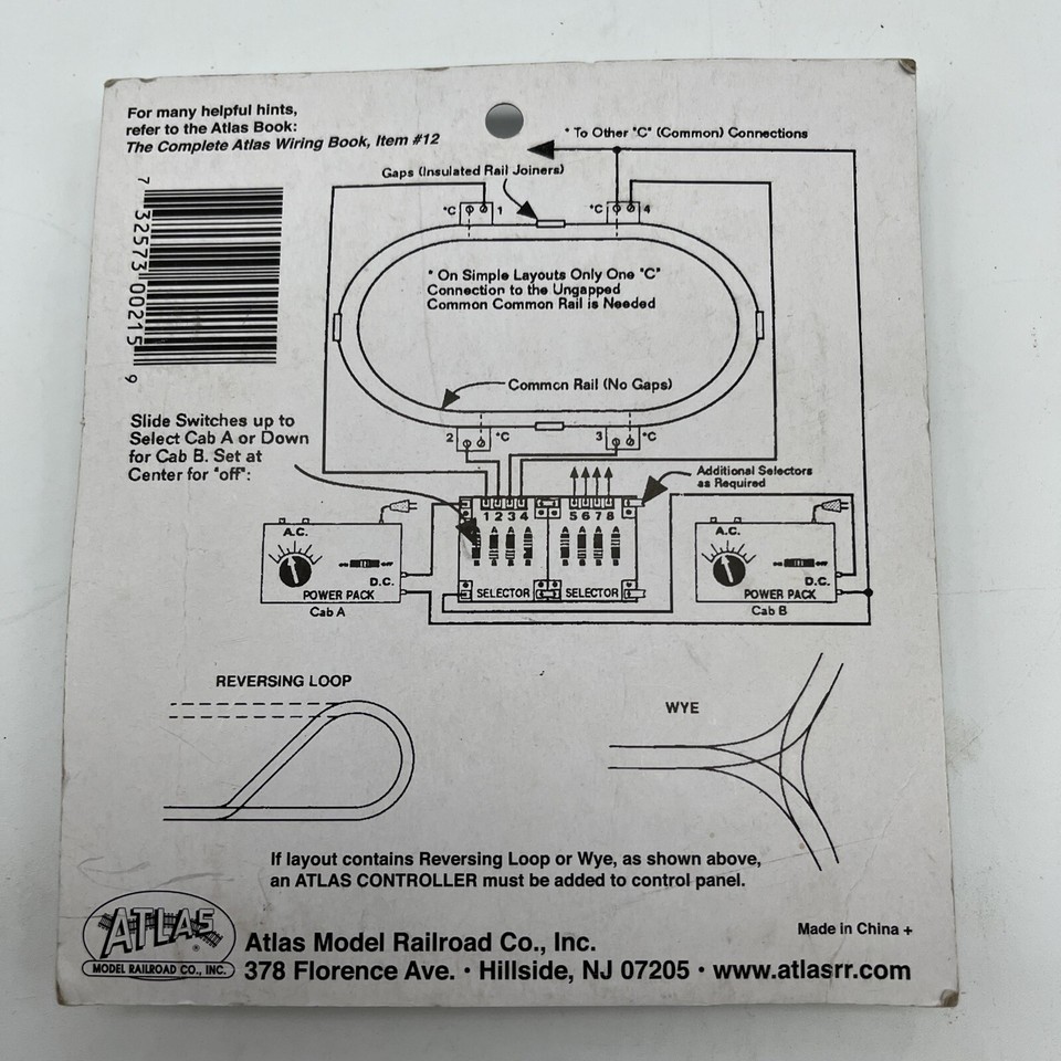 Atlas 215 HO Scale Selector Switch | eBay