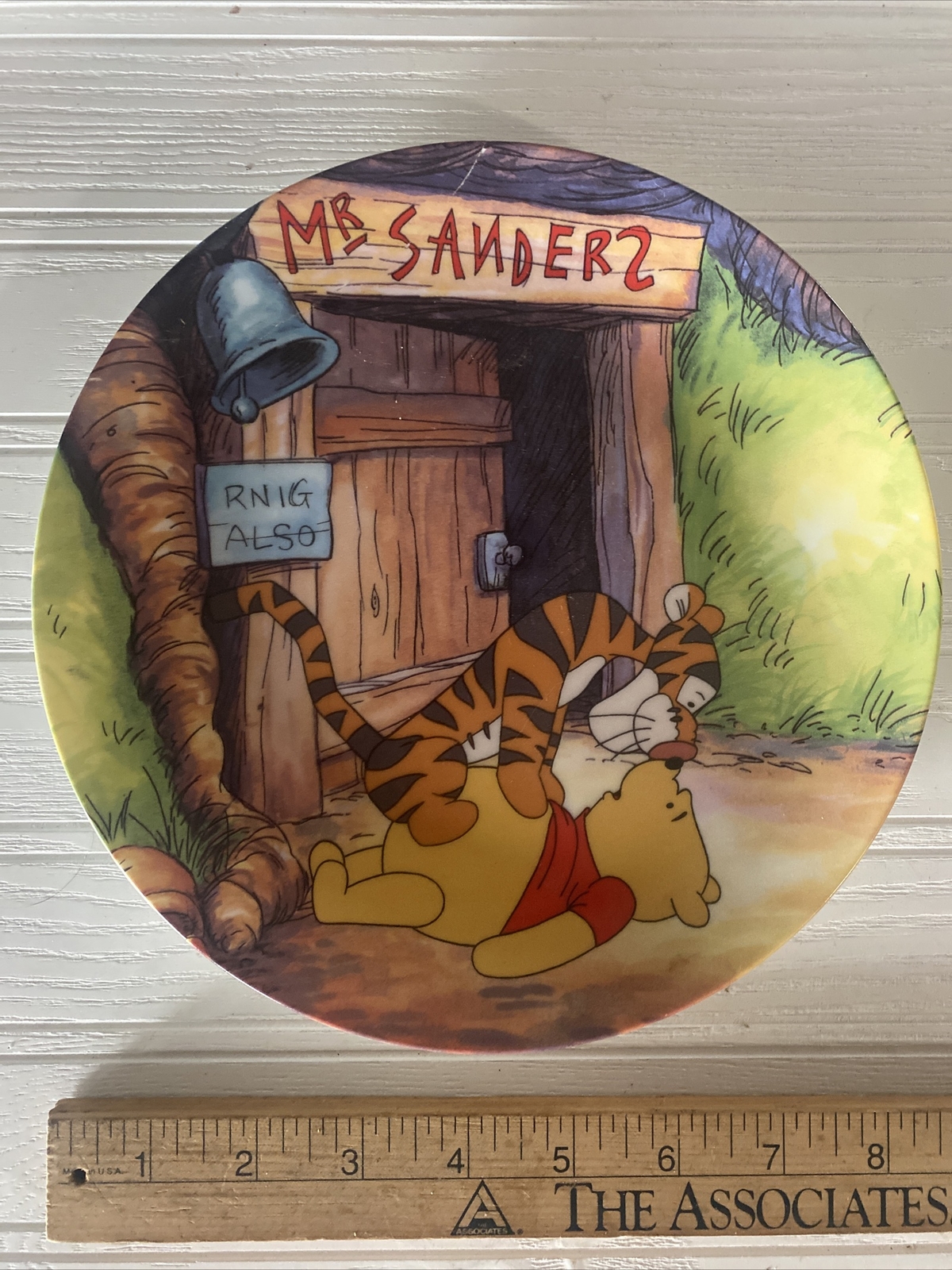 Hello Pooh #1 Disney Winnie Hundred Acre Woods Collectors Plate #15665A ...