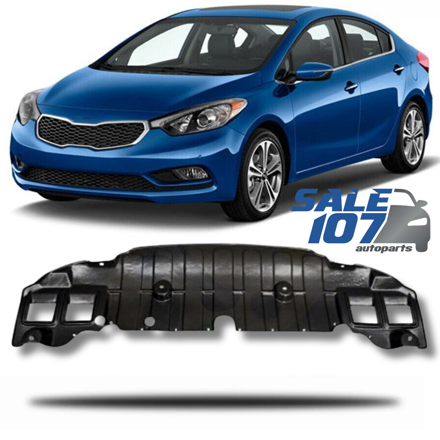 For 2014-2016 Kia Forte Undercar Shield Under Radiator Engine Cover ...