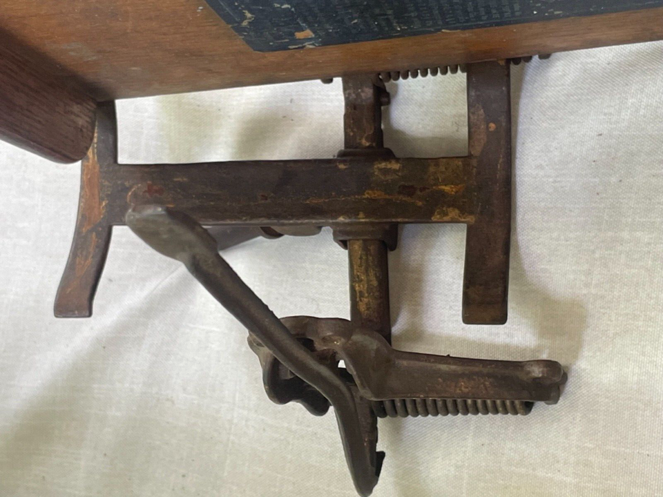 Antique Old Bookbinding Book Repair Making Manuscript Press Spring ...