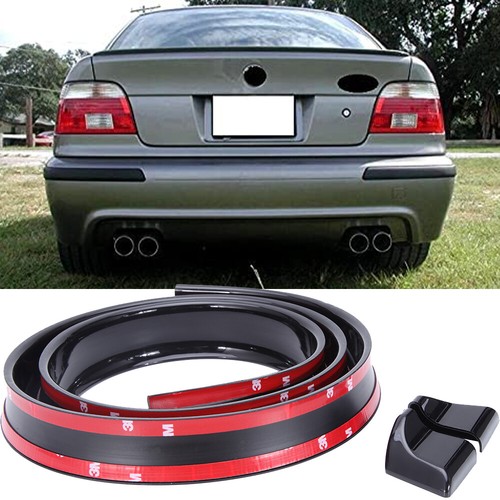 Glossy Black Rear Roof Trunk Spoiler Wing Sticker For 5 Series E34 E39 ...