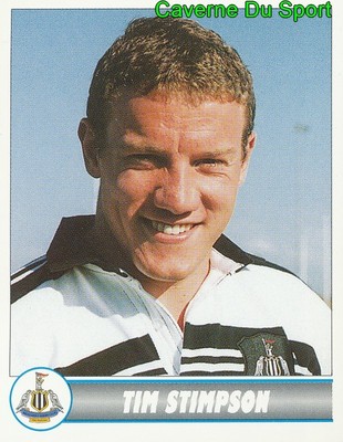 142 TIM STIMPSON NEWCASTLE FALCONS STICKER PREMIER DIVISION RUGBY 1998 ...