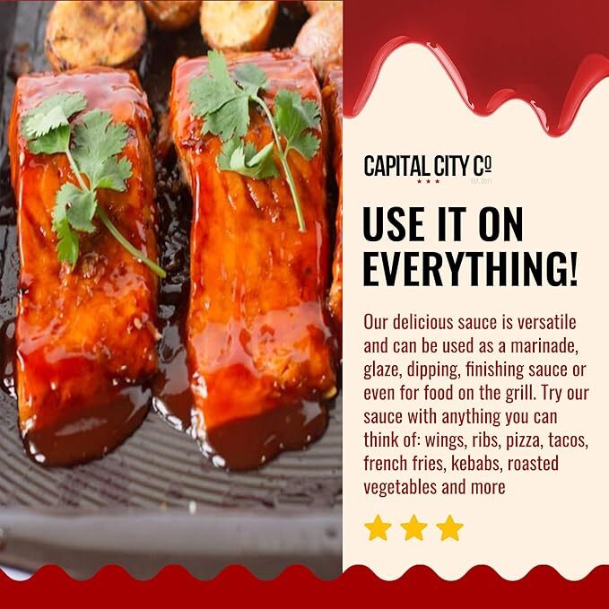 Capital City Mambo Sauce - Variety 2 Pack - Sweet Hot & Mild ...