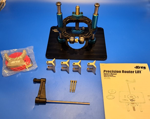 Kreg PRS5000 Precision Router Lift - Lift System - Durable Router Plate ...