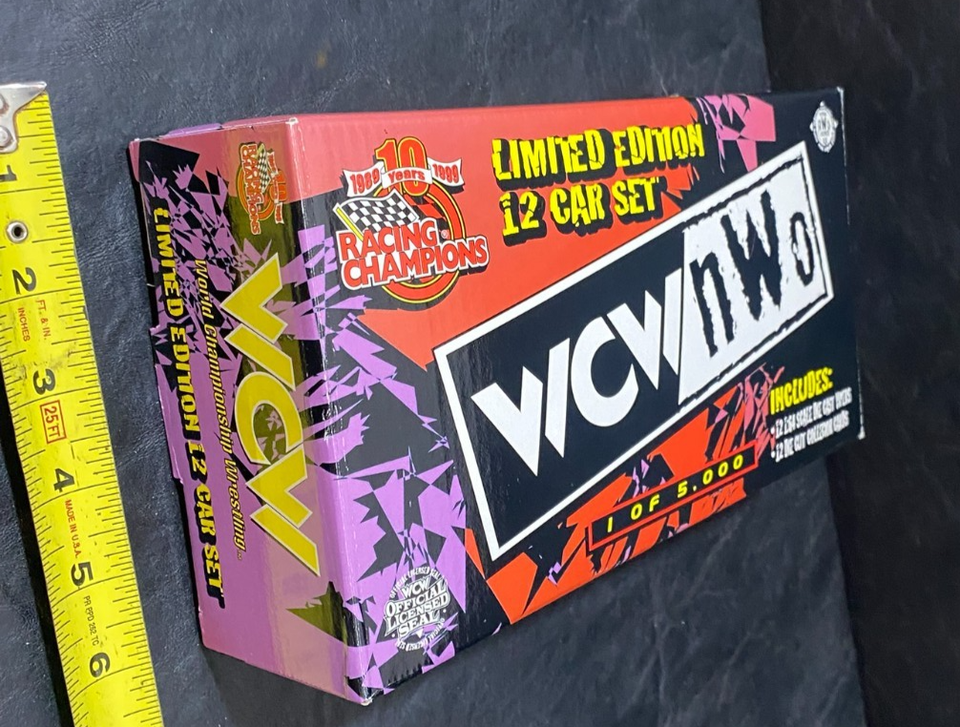 WCW/NWO Racing Champions 1:64 cars lot of 12 w/ COA - limited edition ...