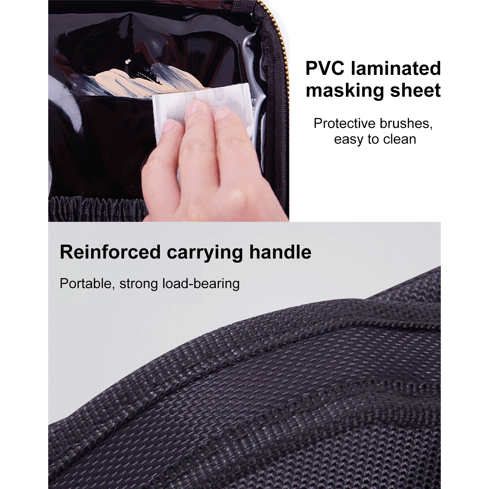 Makeup Bag Partition Organizer Large Capacity Travel Cosmetic Storage ...