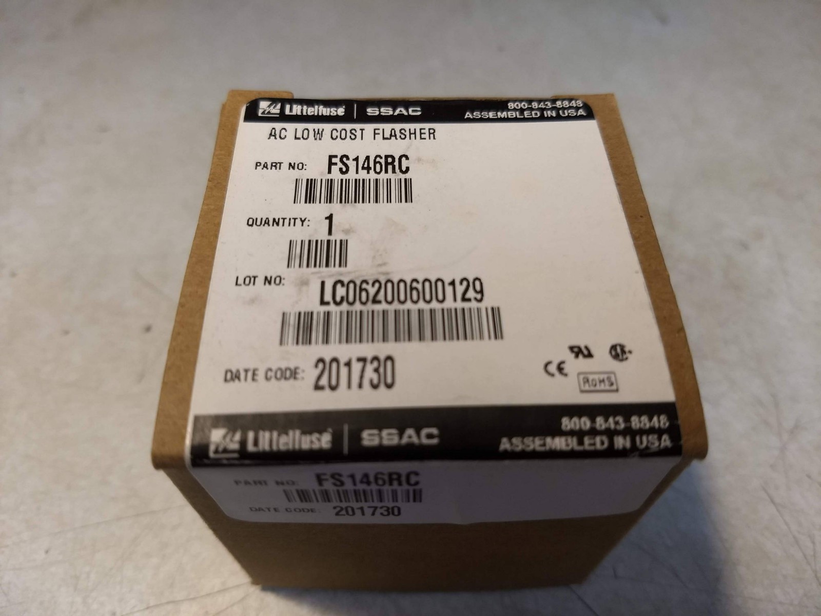 Littelfuse FS146RC flasher 24V Vac 1A Amp | eBay