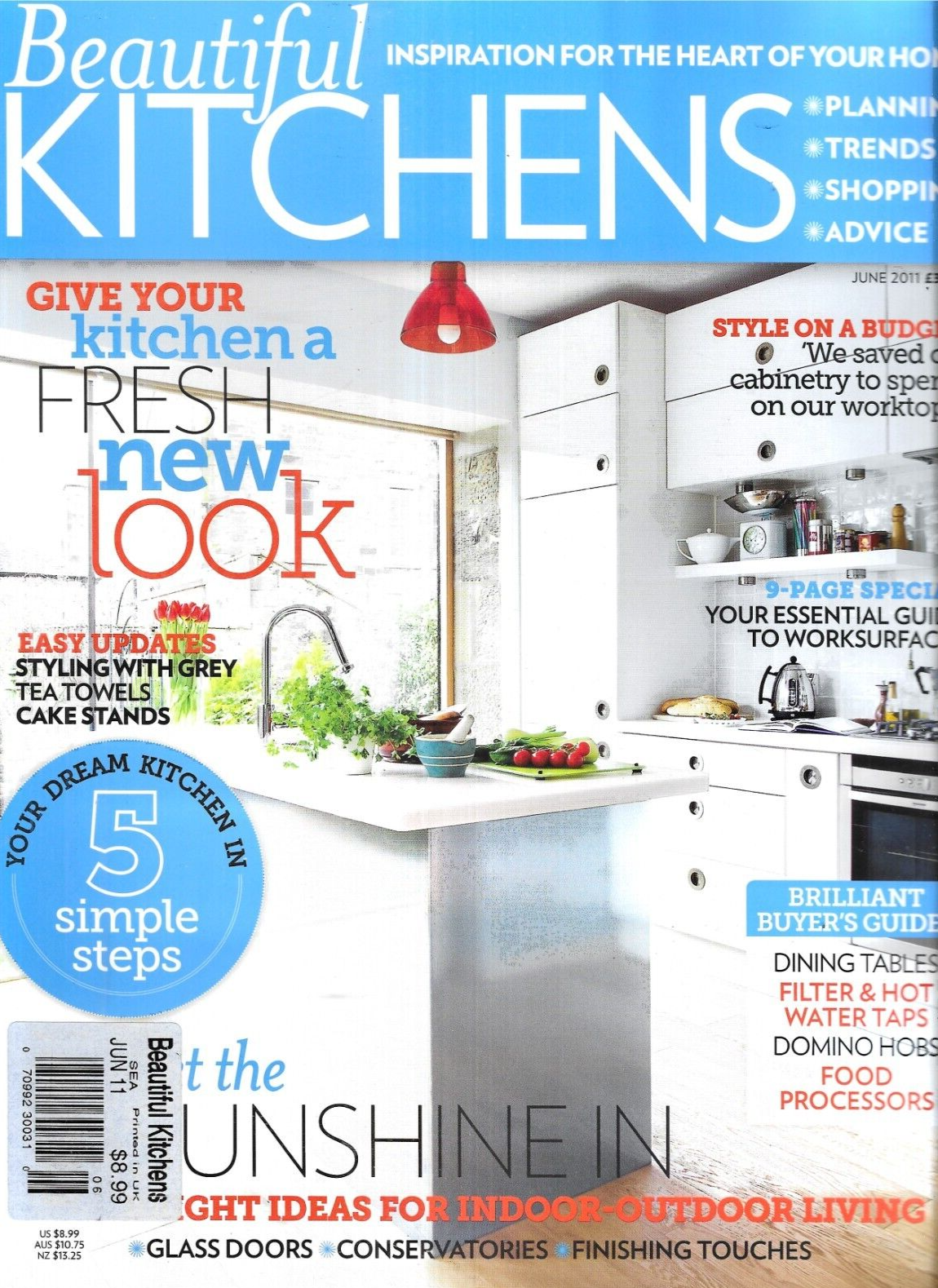 Beautiful Kitchens Magazine Easy Updates Indoor Outdoor Living Planning ...
