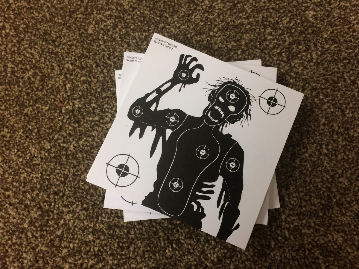 Zombie Shooting Targets To Print Zombie